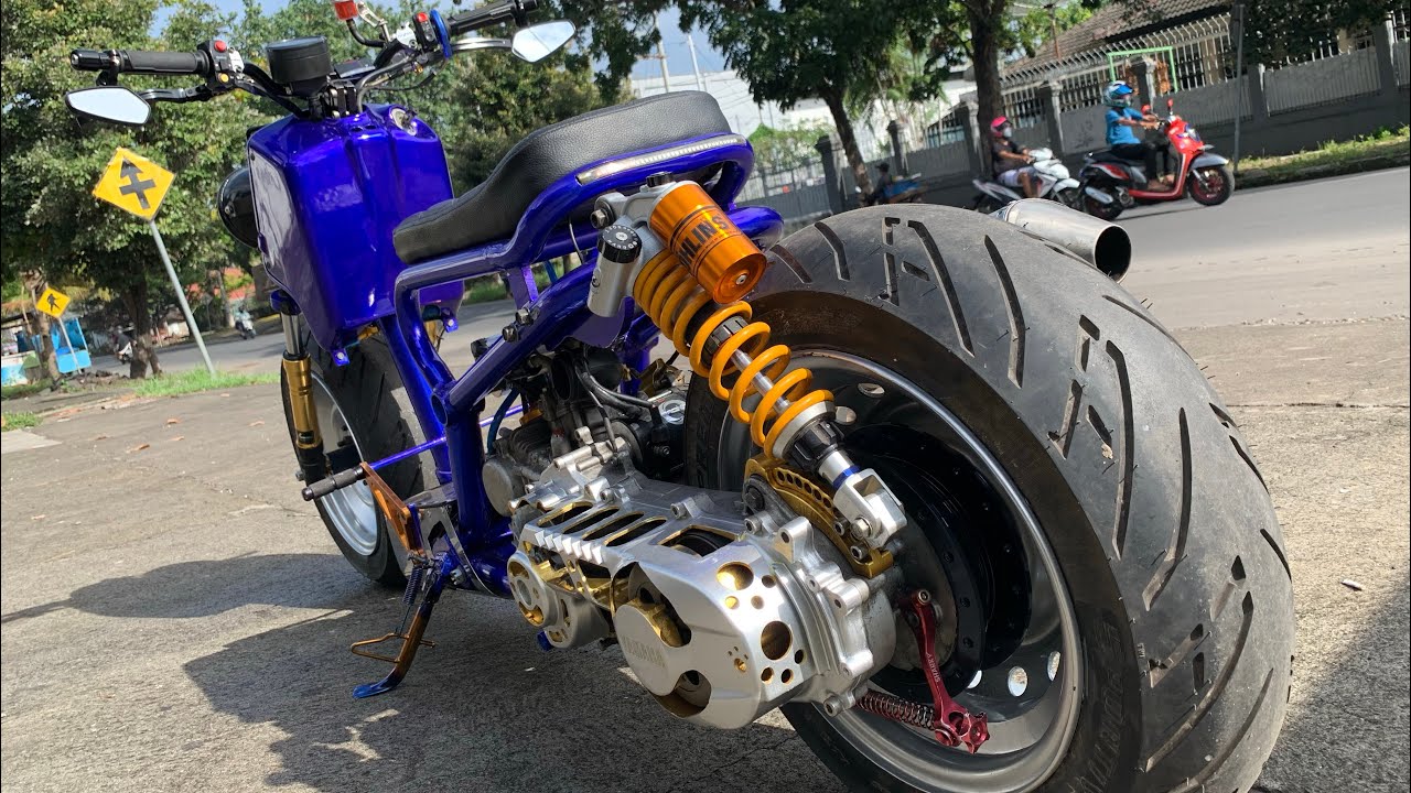 AKHIRNYA!!!! Mio ruckus/Zoomer selesai (mio 200cc custom) - YouTube