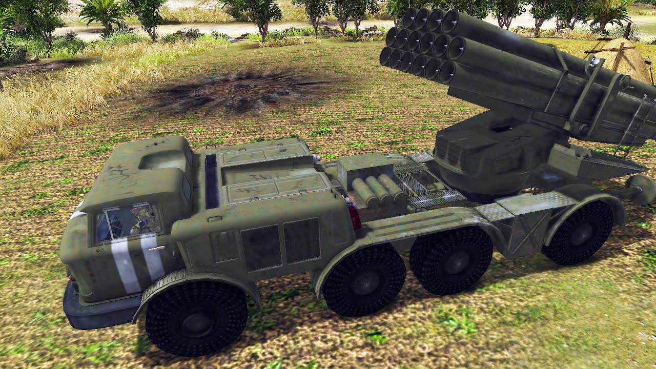 Ukrainian 9К57 URAGAN MLRS destroyed a military airfield base - YouTube