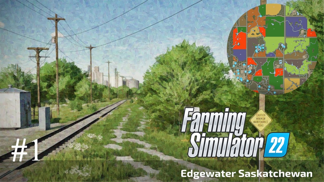 Edgewater Saskatchevan map | Cow farm ep1 | Wheat harvest - YouTube