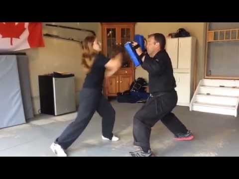 Kenpo Karate Pad Drills for Kids 2 - YouTube