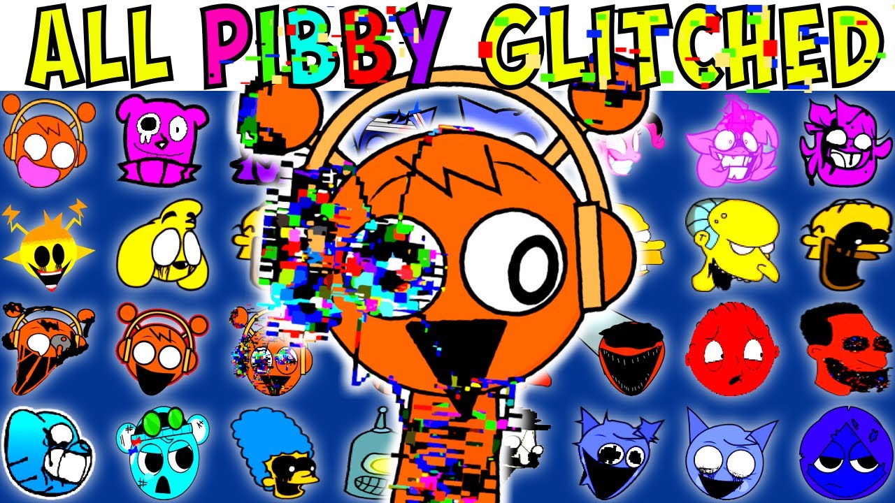 ALL PIBBY GLITCHED TEST | FNF Character Test | Gameplay VS Playground ...