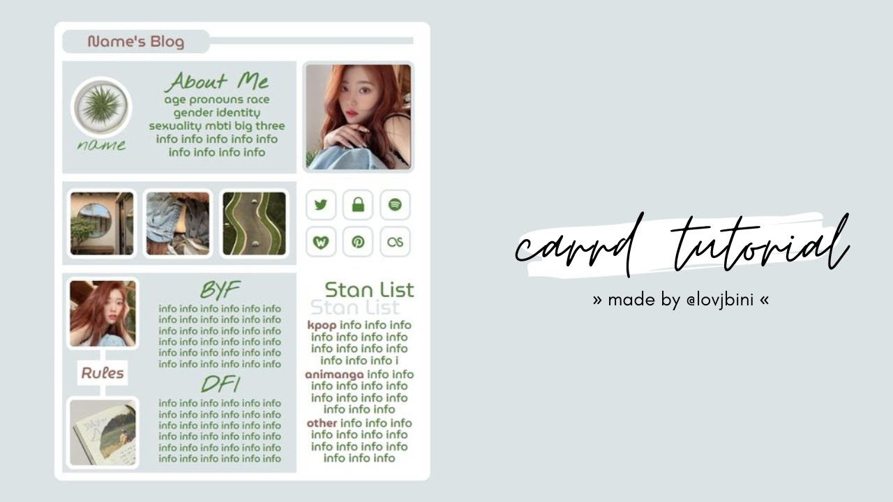 simple & easy carrd tutorial — © crdais - YouTube