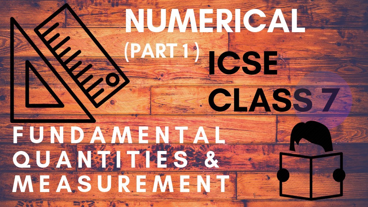 Class 7 // ICSE // Numerical 1 & 2 // Chapter - 1 Fundamental ...