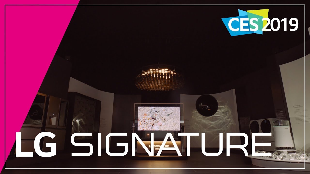 LG at CES 2019 - LG SIGNATURE - YouTube