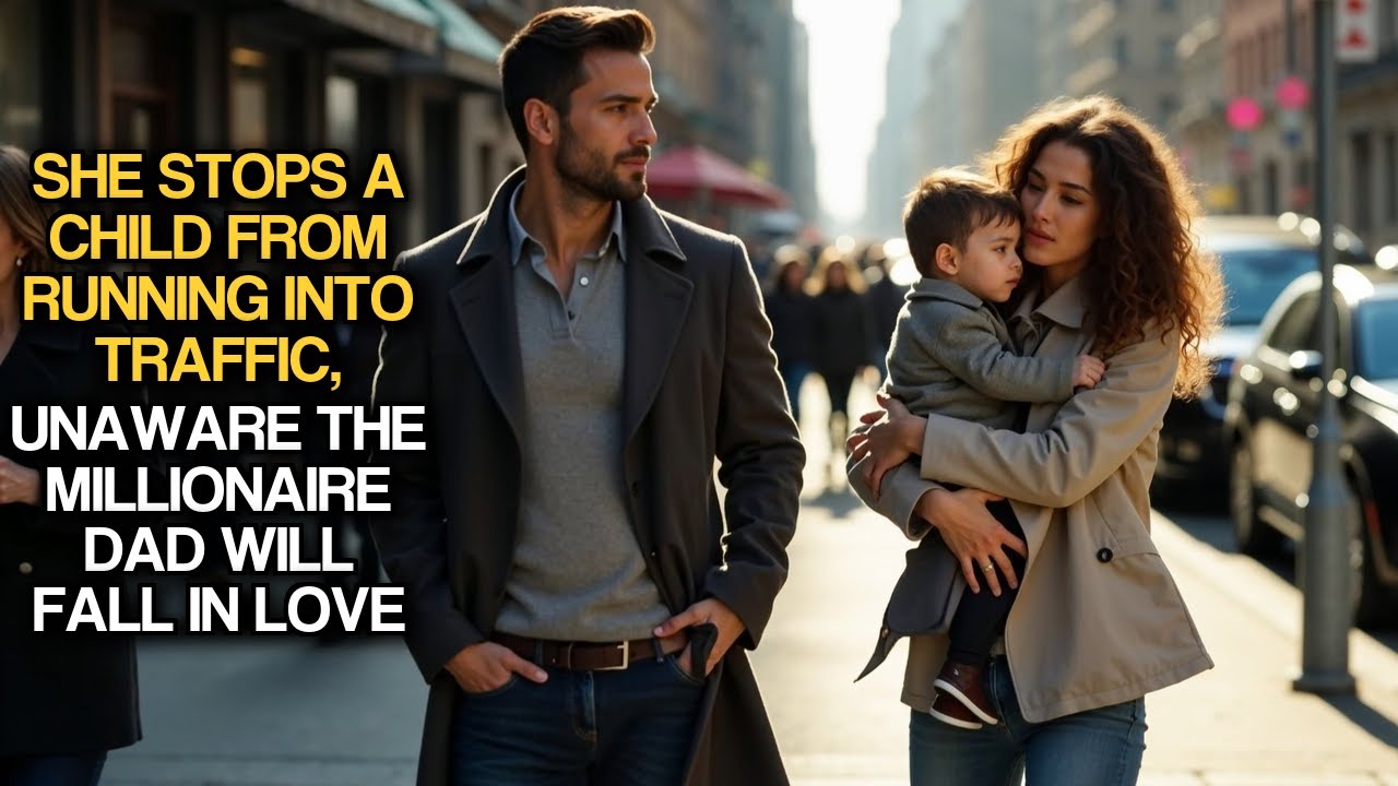 She Stops a Child From Running Into Traffic, Unaware the Millionaire ...