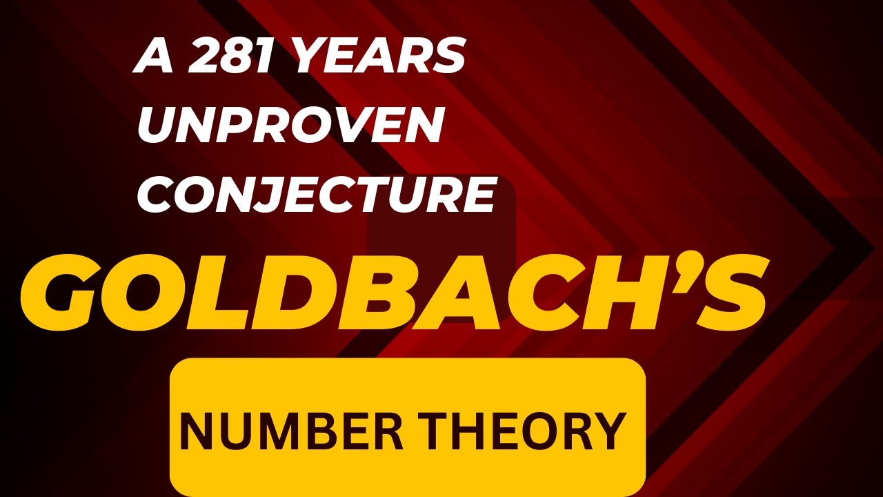 A 281-year-old Math Mystery: The Goldbach's Conjecture - YouTube