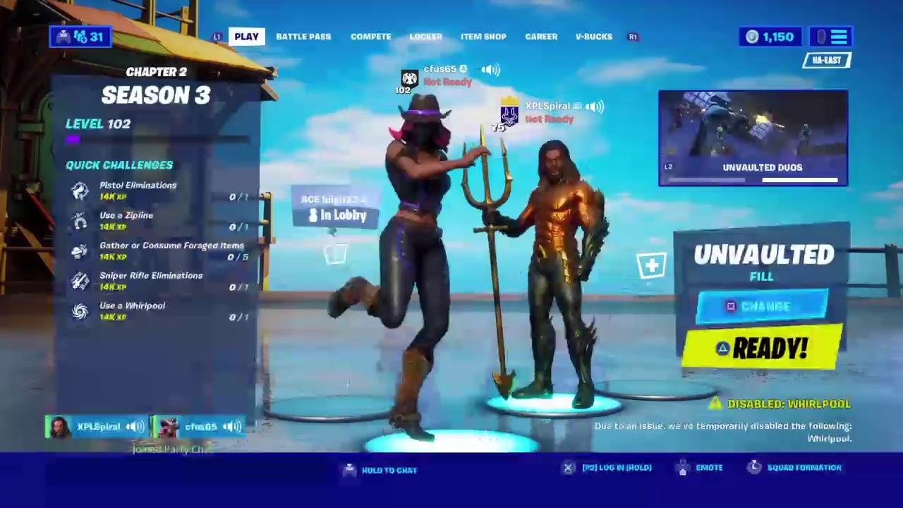 Fortnite Summer Splash New LTM Today Unvaulted tier 100 - YouTube