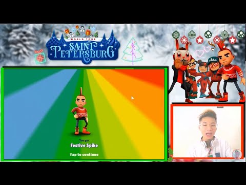 🔴 LIVE | Unlocking all Festive Characters - Subway Surfers Saint Petersburg 2020
