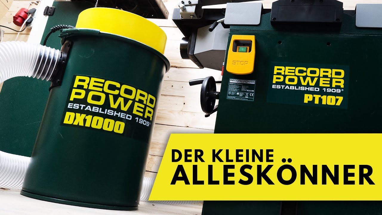 Kleine Absauganlage für die Werkstatt - Record Power DX1000 Vorstellung - YouTube