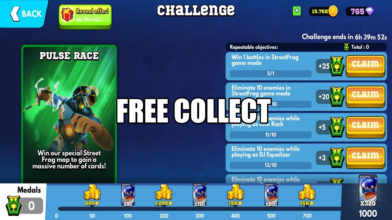 Pulse Race Challenge Rewards + Street Frag Full Gameplay🔥-In Frag Pro ...