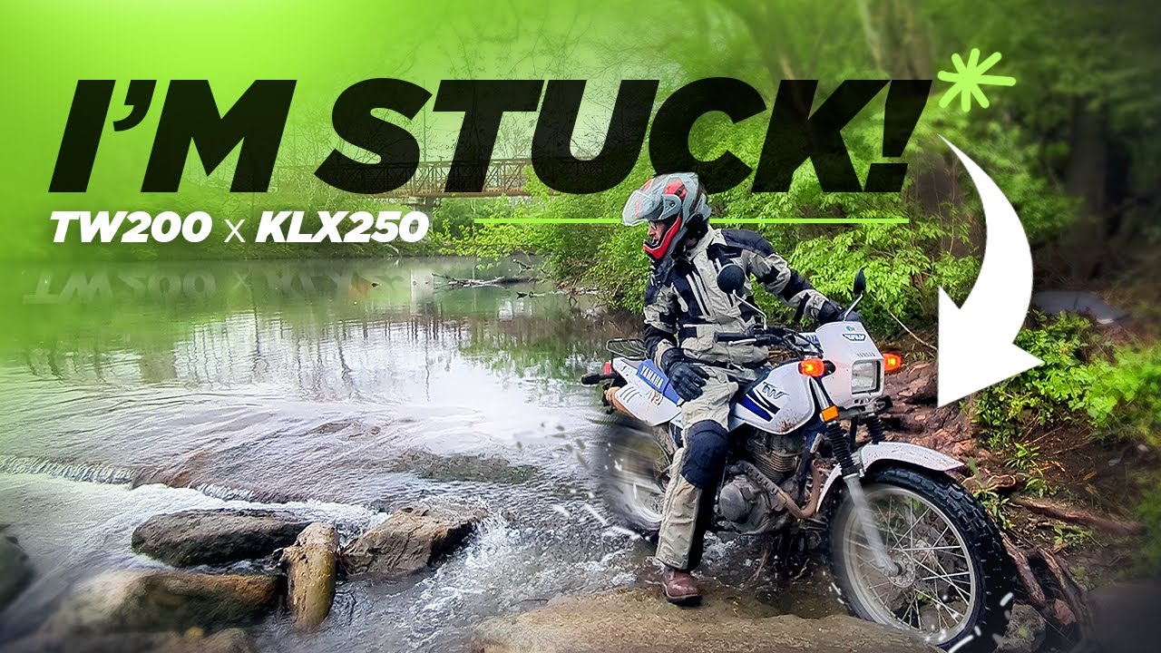 Urban Dual Sport Adventure: TW200 Riding on Levees, Dams, and Wet ...