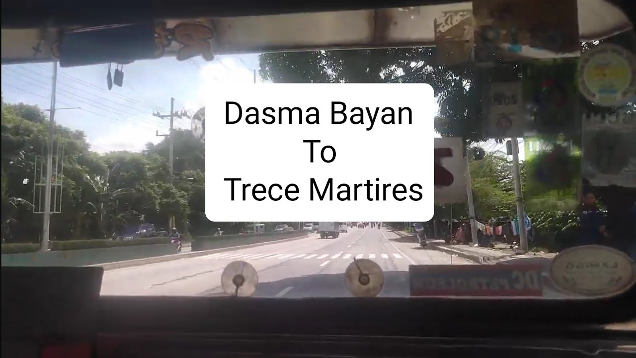 Traditional Jeepney from Dasma Bayan to Trece Martires - YouTube