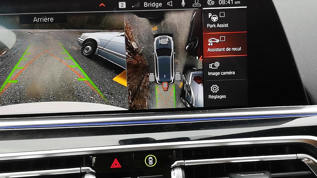 BMW Reversing assistant / Assistant de marche arrière - YouTube