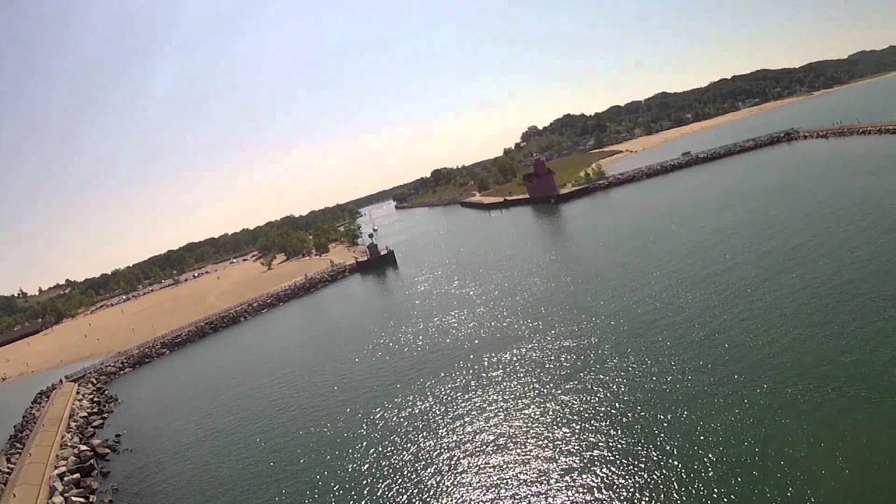 A Bird's Eye View of Lake Macatawa (HD) - YouTube