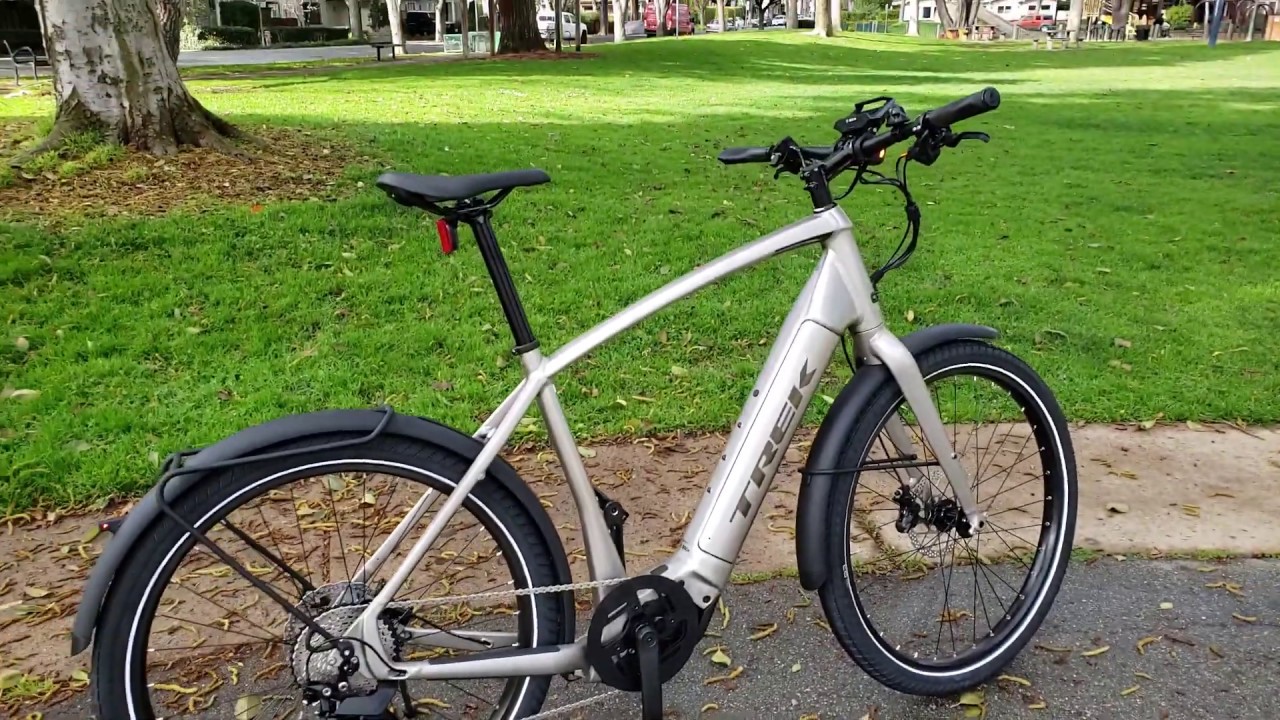 Быстрый велообзор электрокомьютера Trek Allant+ 8S - YouTube