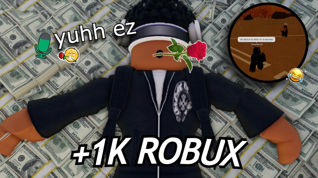 How I Won 1K ROBUX - ft. @tonysdemise - YouTube