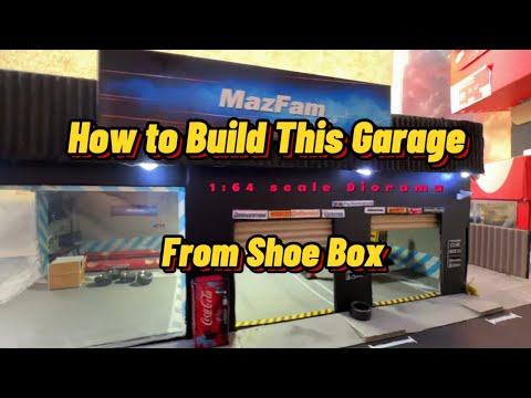 How to build your 1:64 scale Garage Diorama from a shoe box (New)