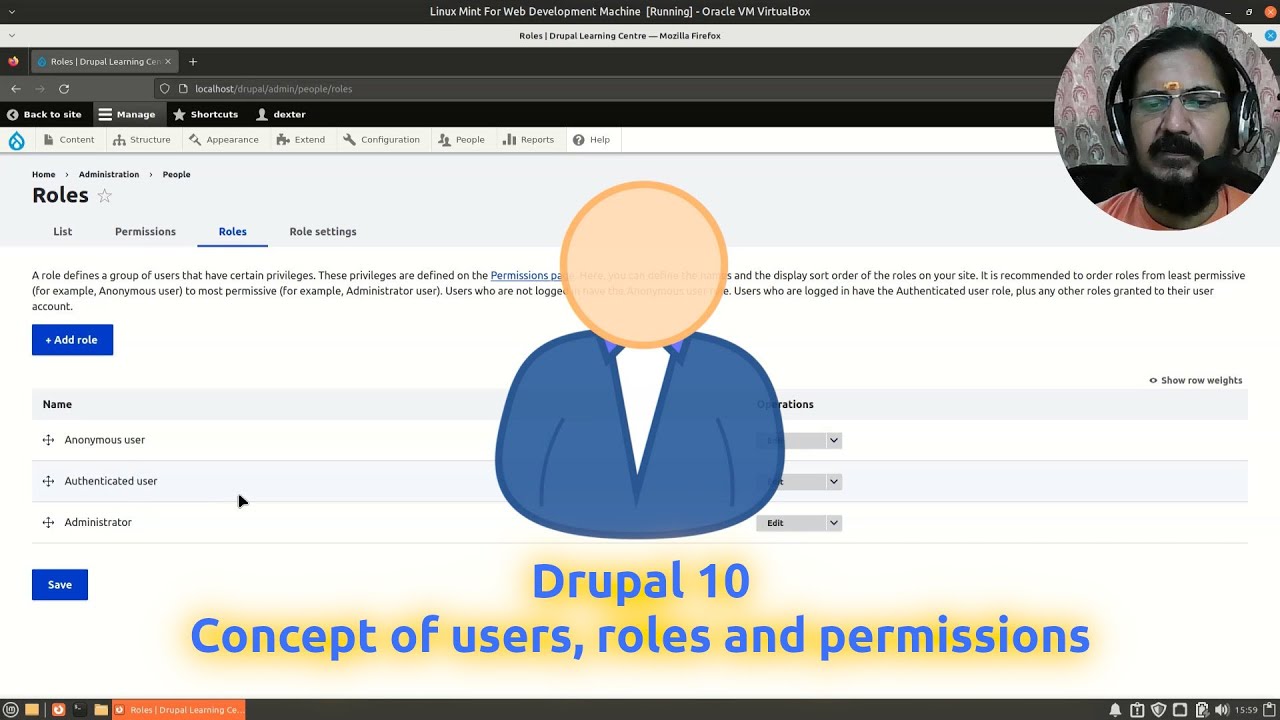 Drupal 10 - Concept of users, roles and permissions - YouTube