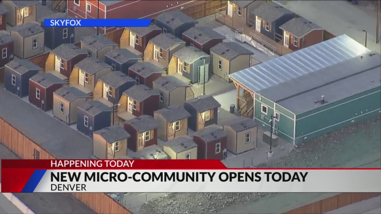 New micro-community off Santa Fe opens Monday - YouTube