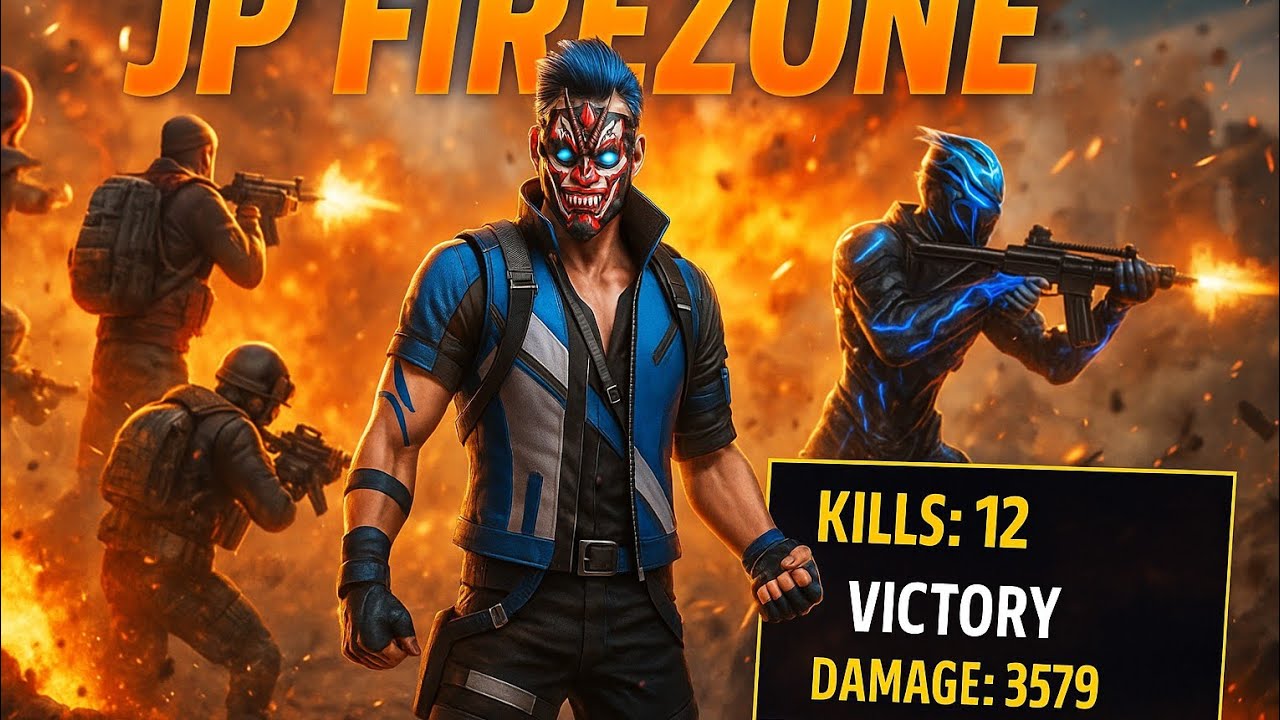 "12 KILL Headshot Showdown | Classic Squad FPP Victory | JP Fire Zone" - YouTube
