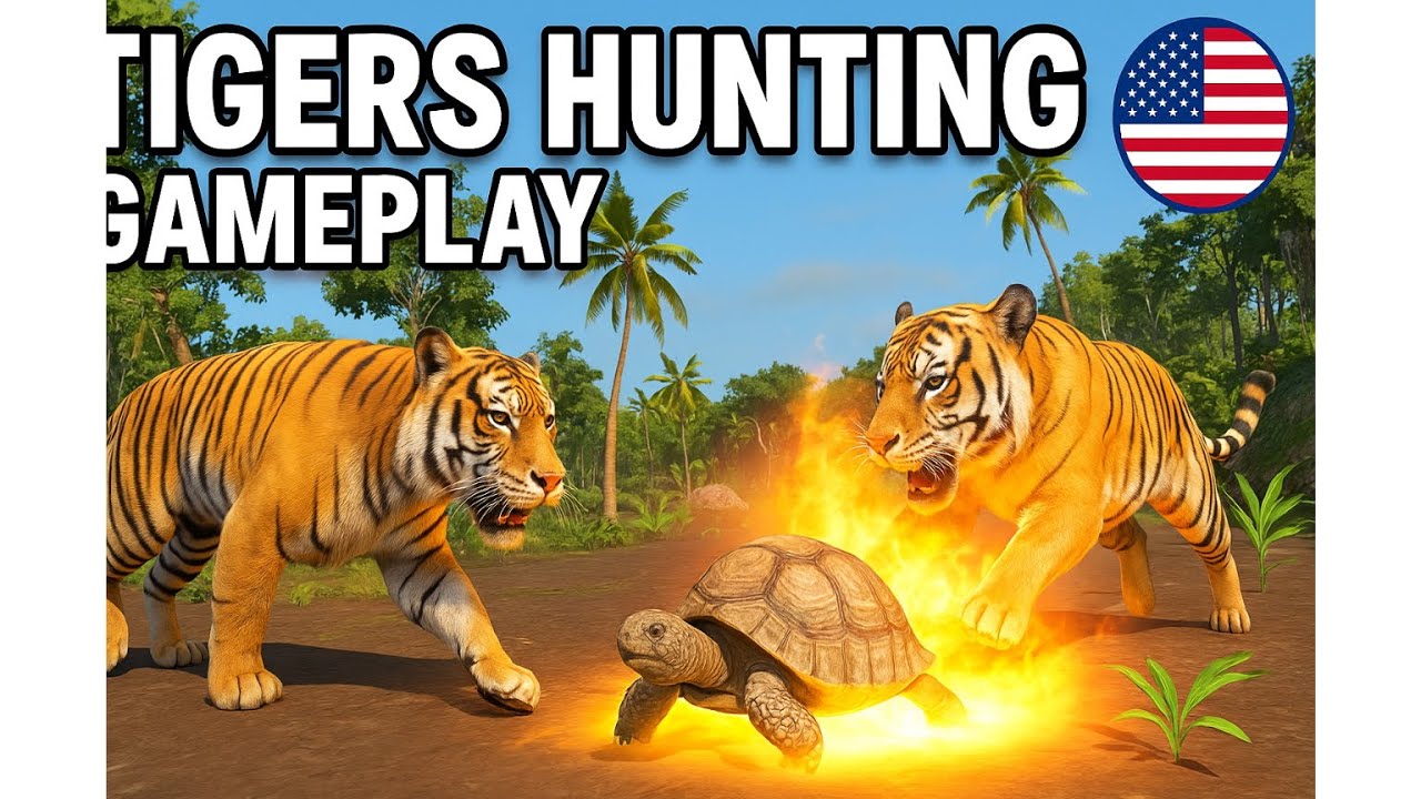 Tiger Hunt Jungle Rhyme 🐅 | Adventure for Kids | USA Learning Songs ...