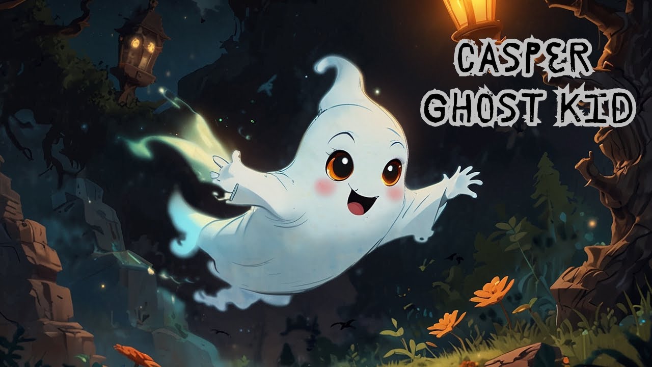 Casper The Friendly Ghost | Nursery Rhyme | Scary Kids Song #anime # ...