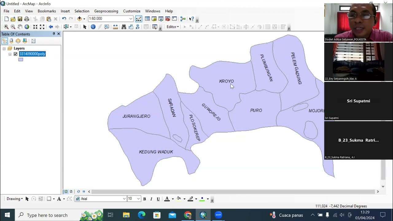 Praktikum Membuat Peta Tematik dengan GIS - YouTube