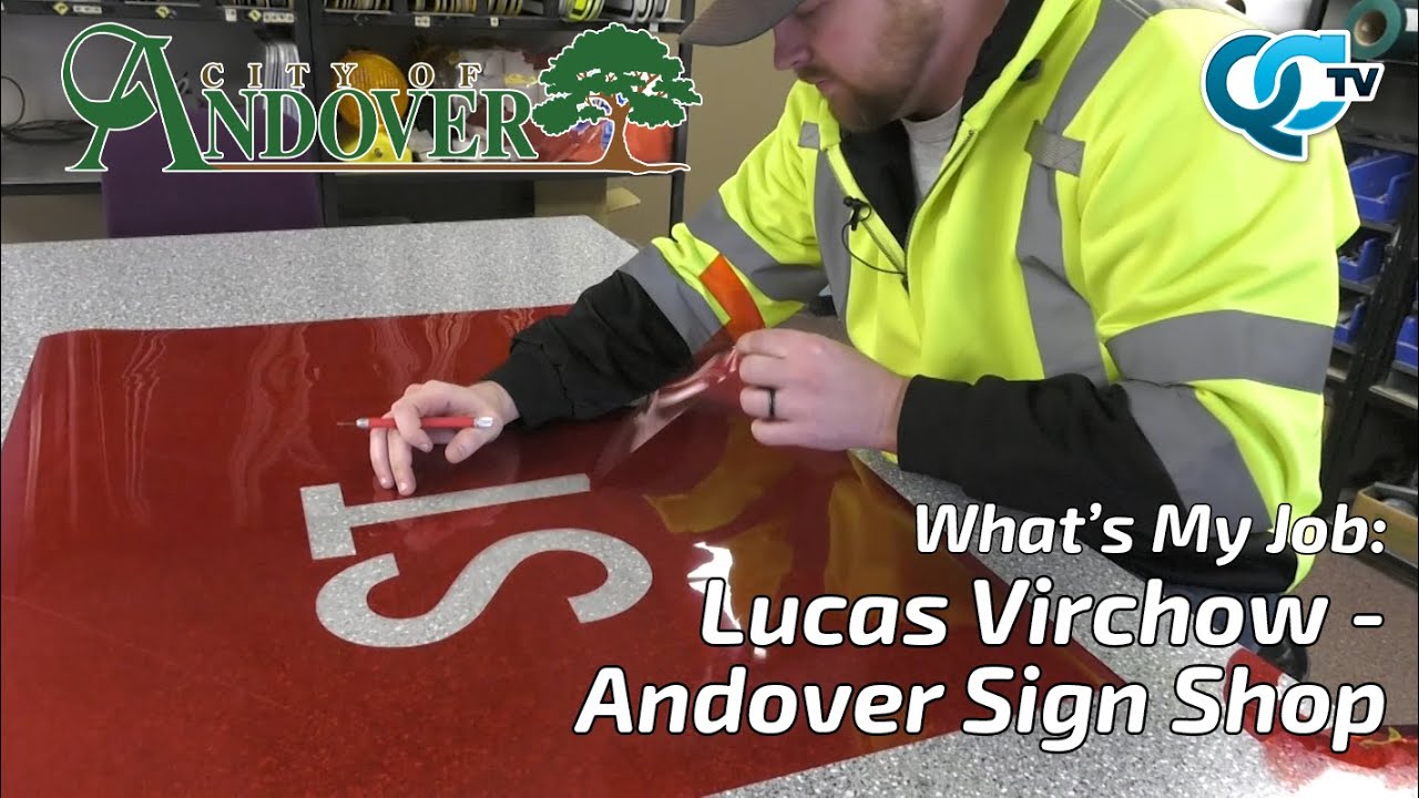 What's My Job: Lucas Virchow - Andover Street Sign Shop | Andover, MN ...