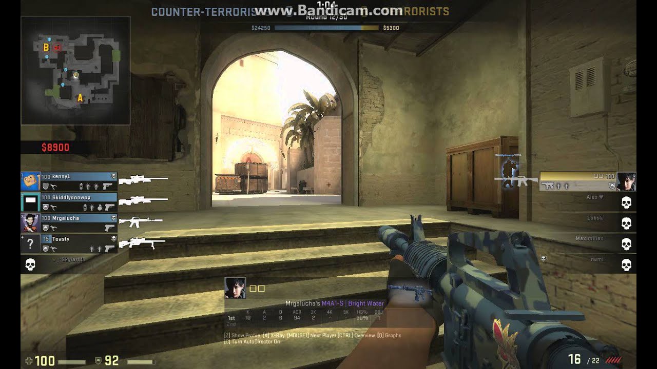 Counter Strike Global Offensive Epic Rounds #6 (1v4 clutch play) - YouTube