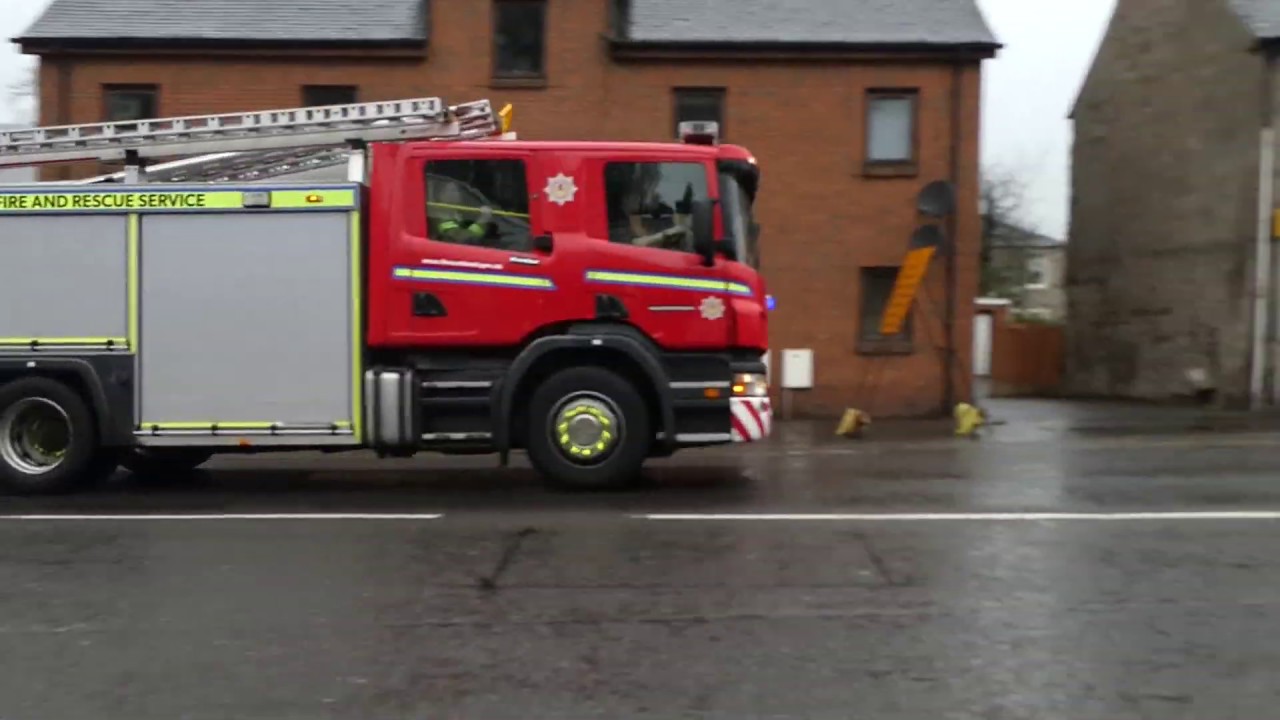 Scottish Fire and Rescue Service Fire Engine Bridgend Perth Perthshire ...