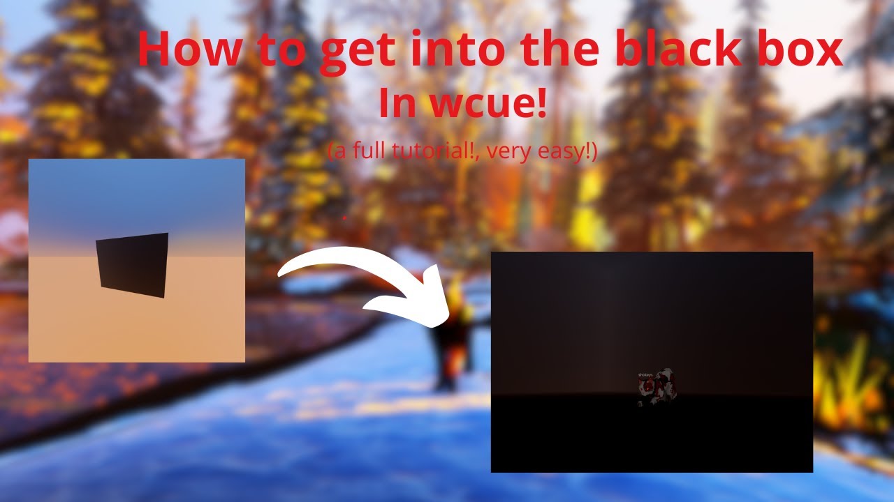 How to get into the black box || WCUE - YouTube
