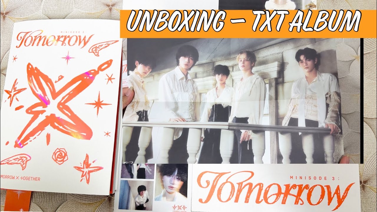 TOMORROW X TOGETHER - ALBUM MINISODE 3 -UNBOXING TXT ALBUM - YouTube