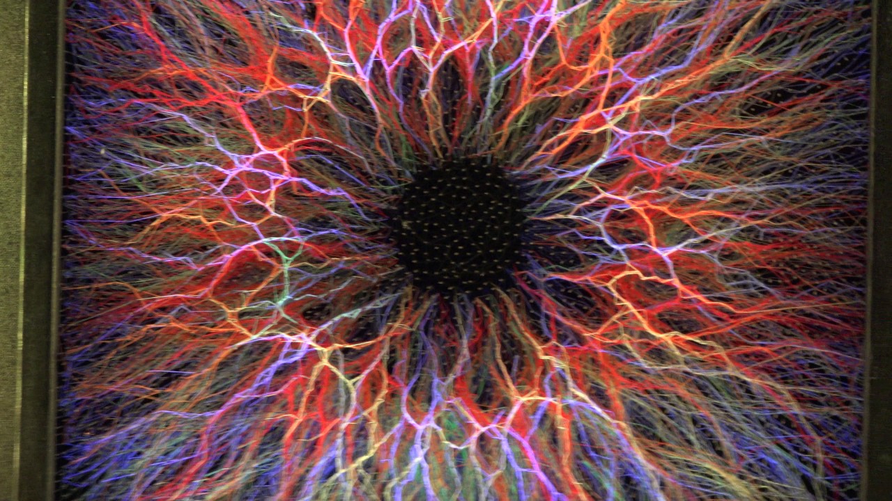 String Art NEBULA Mandala in Mashroom - YouTube