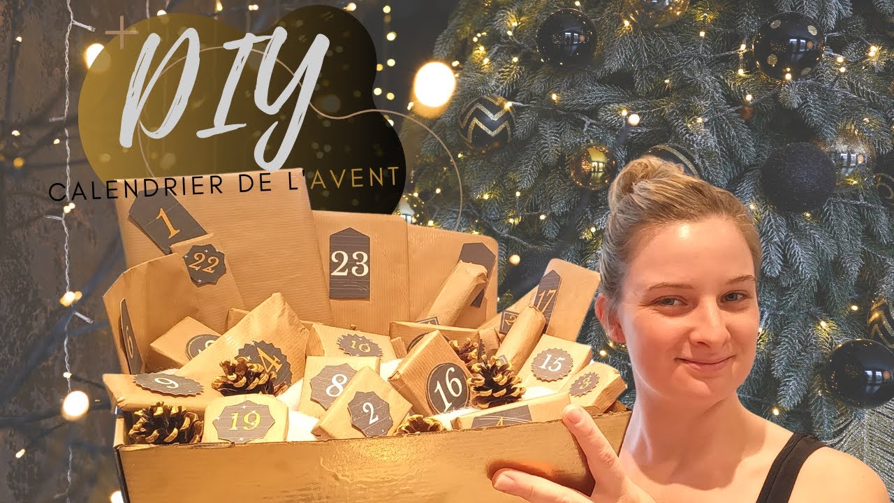 DIY CALENDRIER DE L'AVENT à thème - Comment faire soi-même les numéros ...