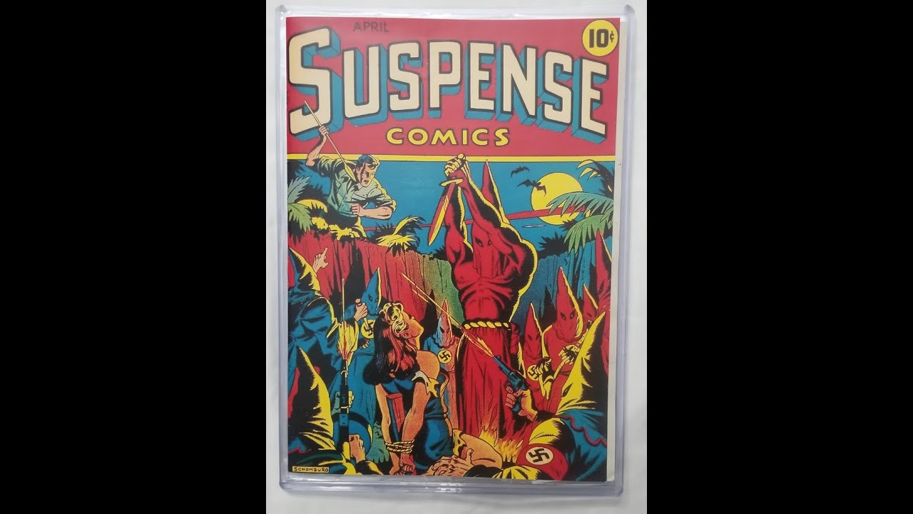 Continental 1944 SUSPENSE COMICS #3 Alex Schomburg Facsimile Golden Age ...