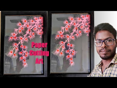 Paper cutting art tutorial - YouTube