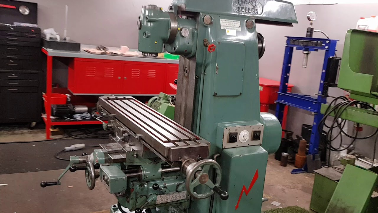 Sajo uf52 milling machine - YouTube