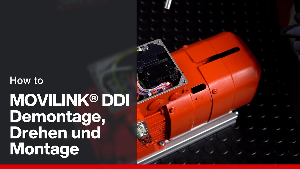 MOVILINK® DDI | Demontage, Drehen & Montage des Klemmenkastens eines Drehstrommotors | SEW ...