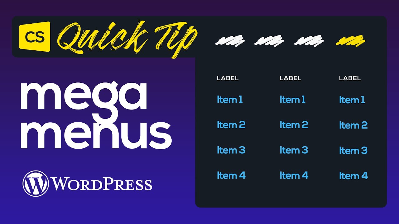 Create Beautiful Mega Menus in WordPress with Cornerstone - YouTube