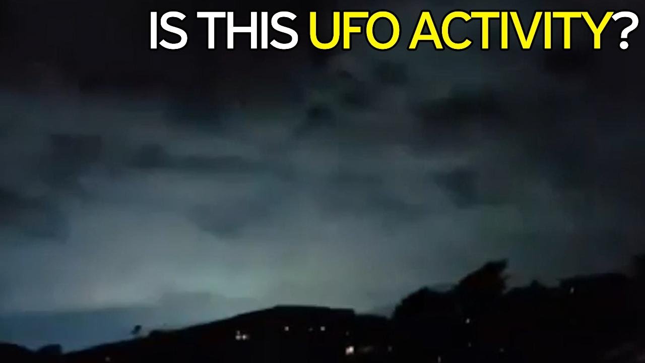 Phoenix UFO Event March 1997 raw footage caught on tape - YouTube