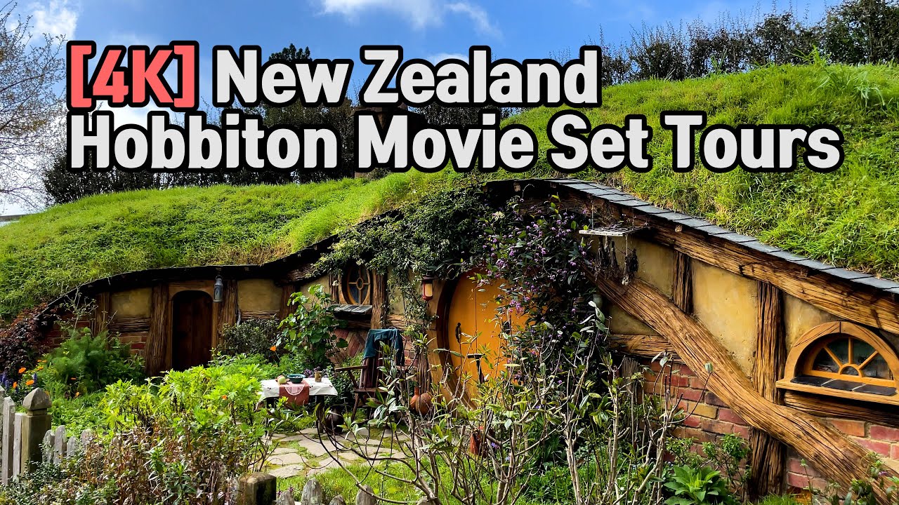 [4K] Walk New Zealand Hobbiton Movie Set Tours with Natural Sounds ...
