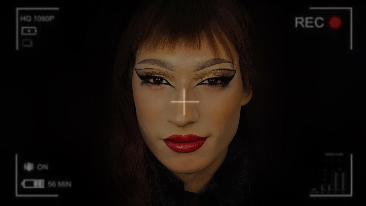 Drag queen makeup on my boyfriend - YouTube