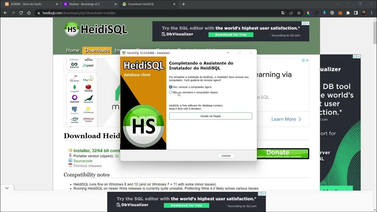 07 INSTALAÇÃO SGBD HEIDISQL - YouTube