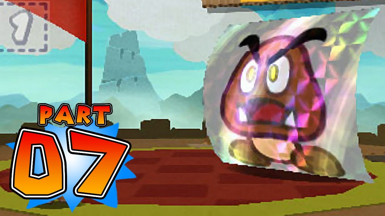 Paper Mario: Sticker Star - Part 7 - W1-6 - Goomba Fortress - YouTube