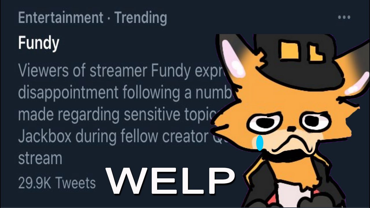 Fundy doesn't deserve this at all.. (Comedy is dead) - YouTube