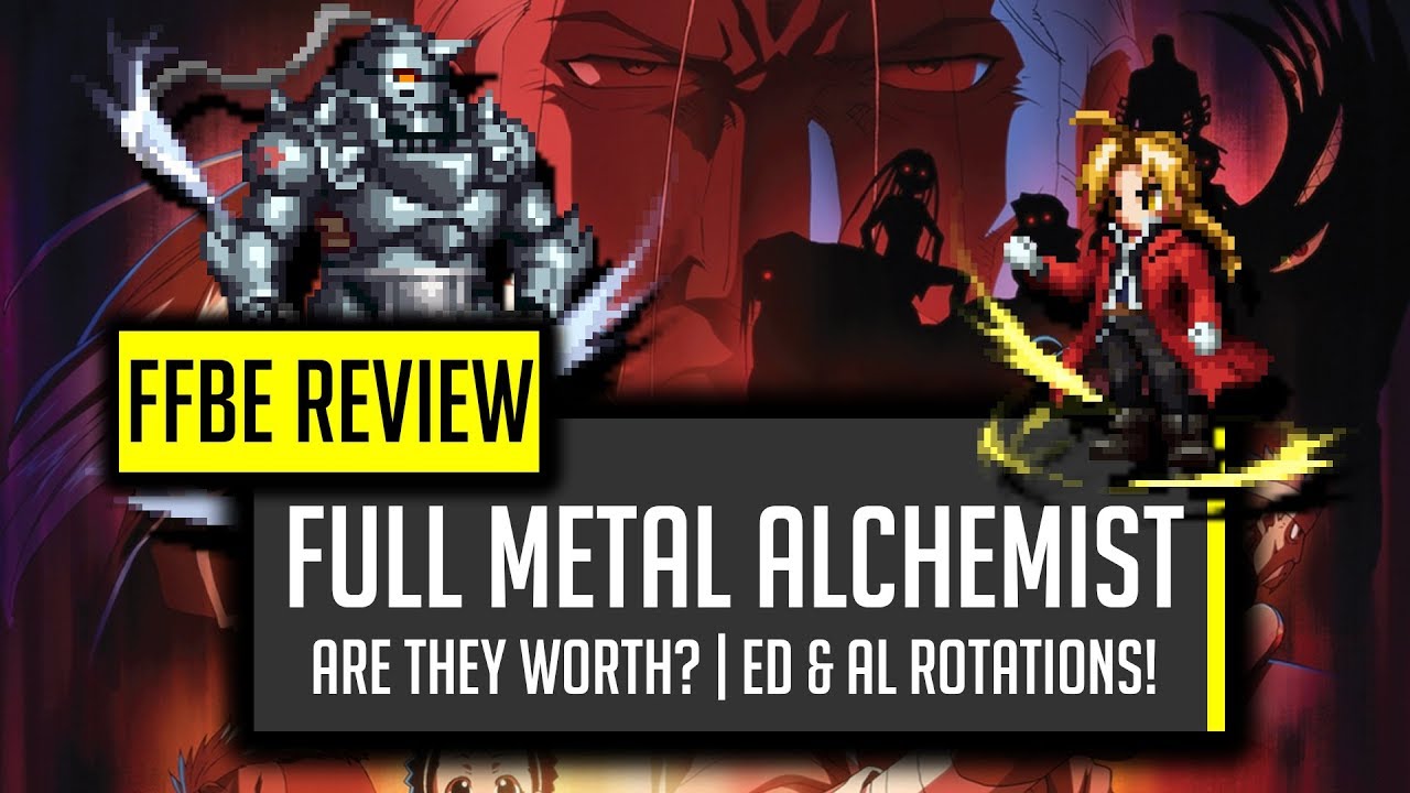 Edward & Alphonse Elric Full Metal Alchemist Banner Review! - [FFBE ...