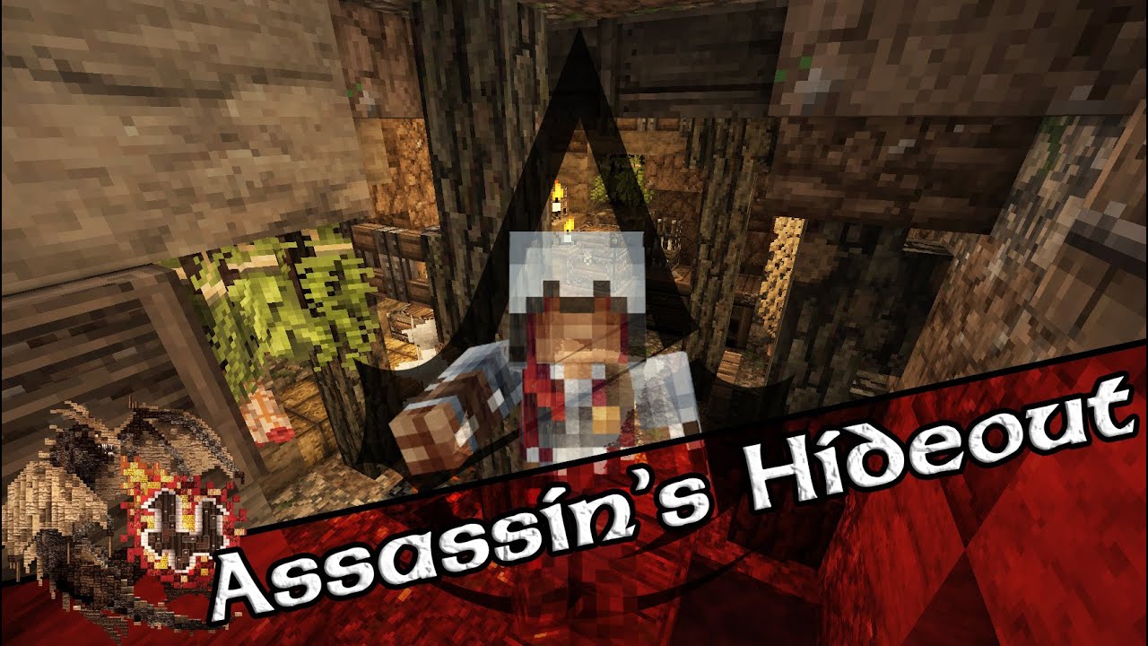 Minecraft: Assassin's Hideout in the Woods - YouTube