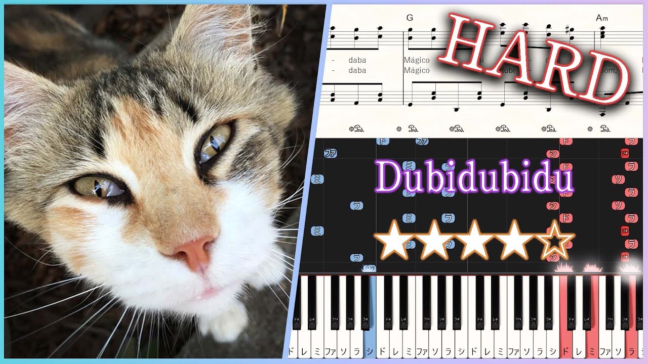 Dubidubidu (Chipi Chipi Chapa Chapa) - Christell - Hard Piano Tutorial ...