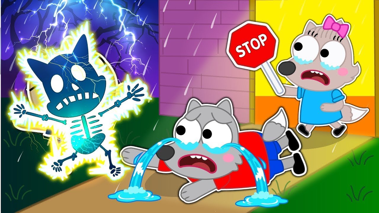 Oh No Pica, Peligrosa Nube Eléctrica |Pica Wolf y Baby Safety Lessons ...