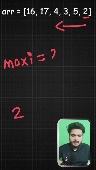 Question: Discovering Array Leaders | Optimized way #dsa - YouTube